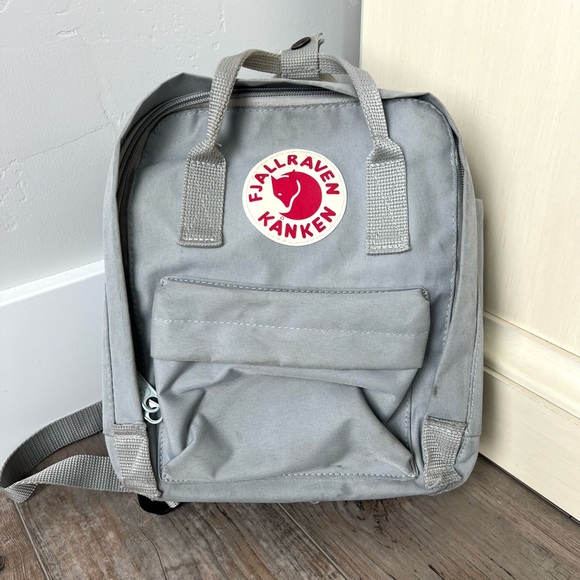 Fjallraven | Accessories | Fjallraven Kanken Fog Grey Mini Backpack ...